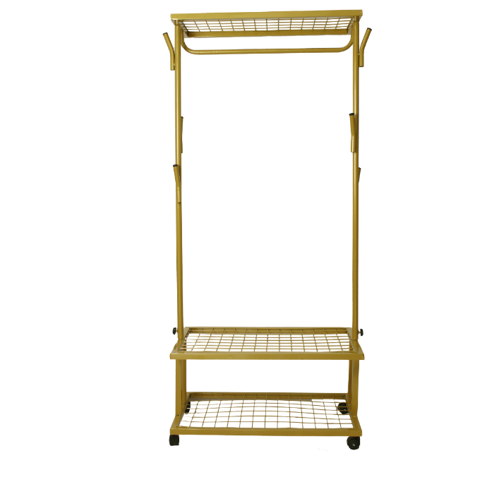 Support vêtements 3 étages Dorée | Maison d'arrangement | Site de vente ...